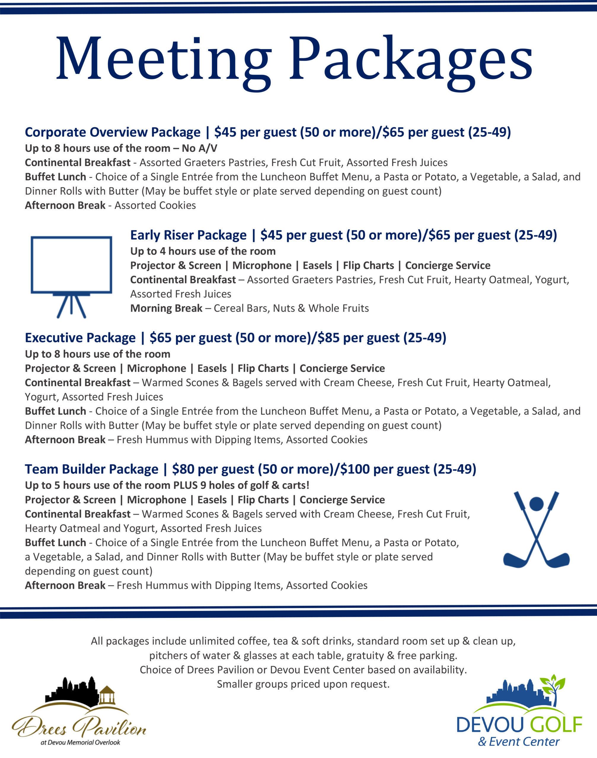 Host Your Next Corporate Event at Drees Pavilion